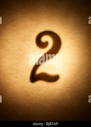 Number numeral two 2 Stock Photo - Alamy