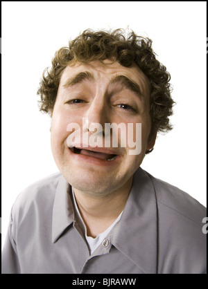Man crying out in distress Stock Photo - Alamy