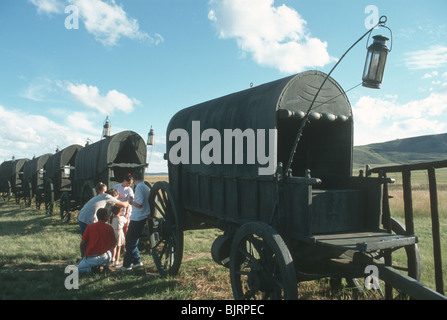 Visitors to the monument to The Battle of Blood River, in the Ncome ...