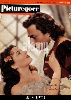 MARGARET LOCKWOOD (1916-1990) English film actress at her Roehampton about 1948 giving acting ...