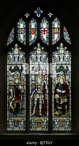 Stained Glass Window of Saint Alban- St Albans Abbey - Hertfordshire ...