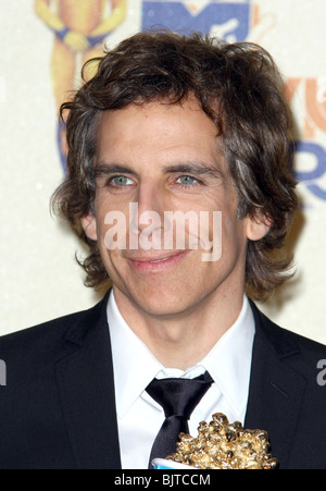 Ben Stiller 2009 MTV Movie Awards held at the Gibson Amphitheatre ...
