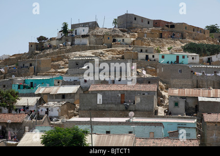 The barrios on the outskirts of Lobito, Benguela Province, Angola ...