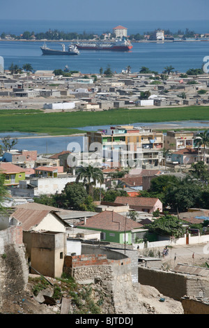 View of Lobito. From the Bairro areas on the hills to the wealthy areas ...