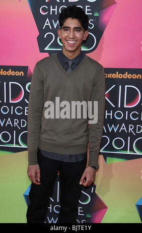 DEV PATEL NICKELODEON KIDS CHOICE AWARDS 2010 LOS ANGELES CA USA 27 ...