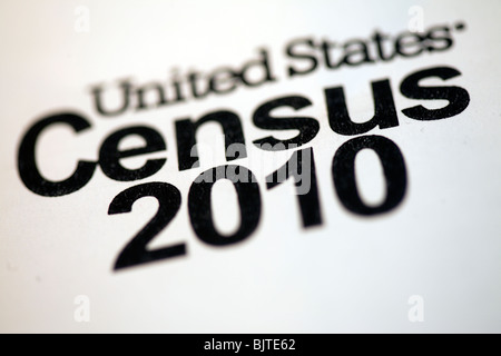 a 2010 United States Census form Stock Photo - Alamy