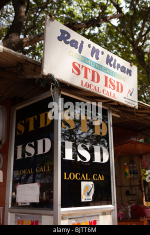 India, Kerala, Palakkad, roadside STD ISD telephone booth Stock Photo ...