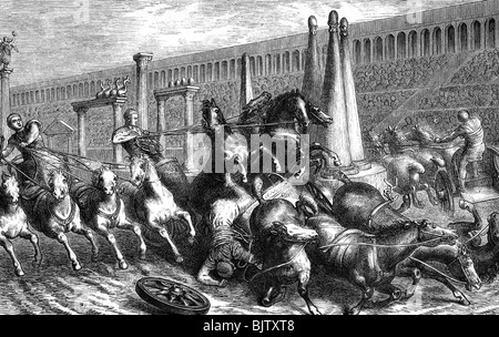 ancient world, Roman Empire, Roman chariot race, Circus, Rome ...