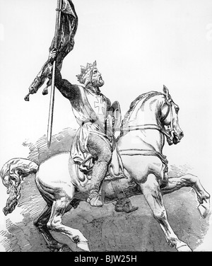 Godfrey of Bouillon, c. 1060 – 1100, medieval Frankish knight. A leader ...