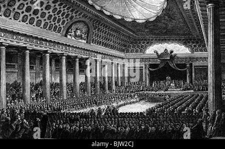 Opening Of The Estates General, Versailles, 1789, (1885). Artist Stock ...