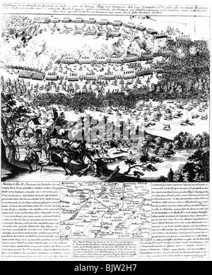 events, Seven Years War 1756 - 1763, Battle of Rossbach, 5.11.1757 ...