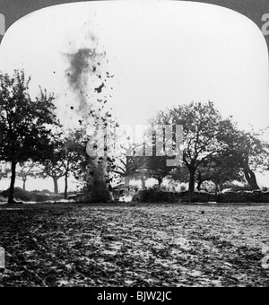 'An H.E. shell exploding', First World War, 1914-1918, (1933 ...