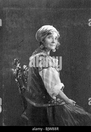 Portrait of Gabrielle Rejane - a French actress. Illustration of the ...