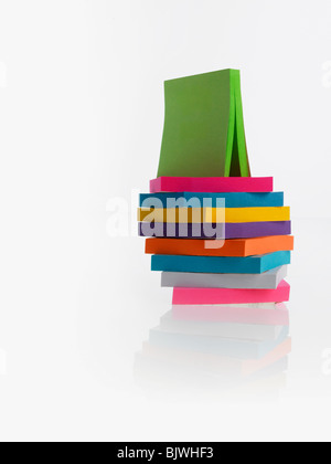 Stack of Post-it-Notes With Copy Space Stock Photo - Alamy