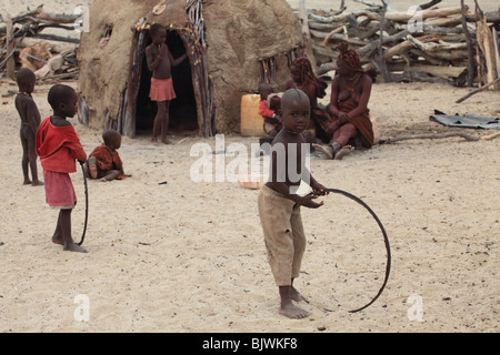 Himba children, Purros, Namibia Stock Photo - Alamy