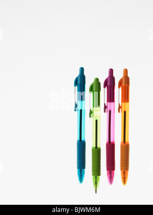 Studio shot of ballpoint pens Stock Photo - Alamy