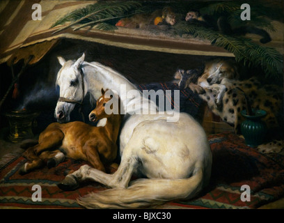 Arab Tent by Sir Edwin Henry Landseer, Wallace Collection, London ...