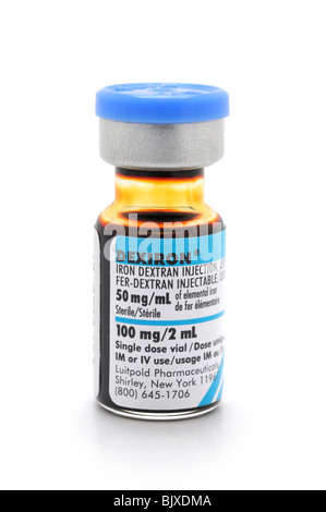 Vials of Injectable Iron Liquid - indicated for Iron deficiency Stock ...