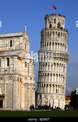 Leaning Tower and Pisa Cathedral, Piazza dei Miracoli, Square of ...