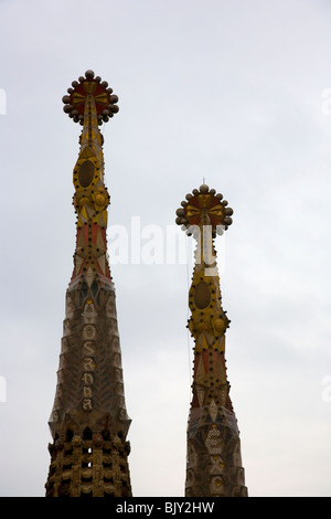 Sagrada Familia Spires - Barcelona Stock Photo - Alamy