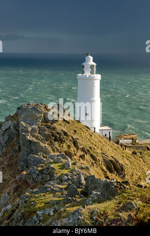Start Point and its Lighthouse Stock Photo - Alamy