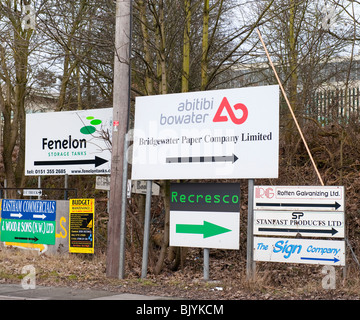 Abitibi Bowater Bridgewater Paper Company Mill Stock Photo - Alamy