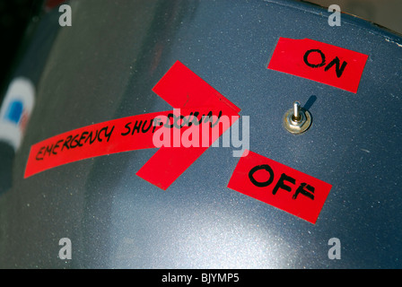 emergency shut off switch on self-built race car Stock Photo - Alamy
