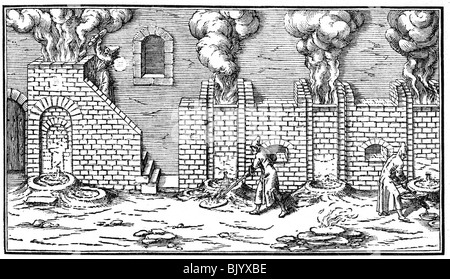 17th Century Furnaces Stock Photo - Alamy