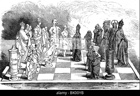 Chess Bismarck Pope Stock Photo - Alamy