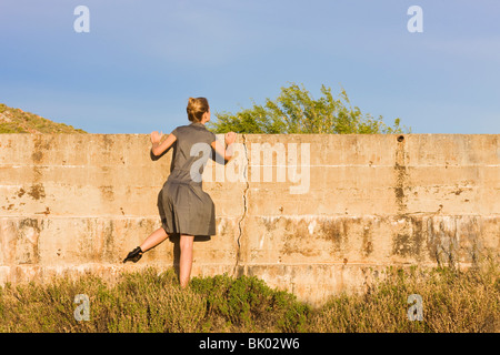 Looking over the wall Stock Photo: 309893171 - Alamy