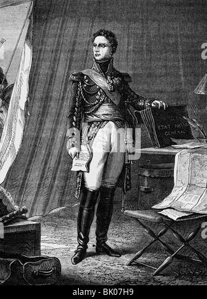 Staff of General Berthier, Napoleonic wars. Illustration Stock Photo ...