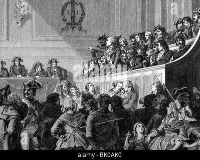 Danton, Georges Jacques, 26.10.1759 - 5.4.1794, French revolutionist ...