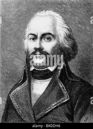 Portrait of Adam Philippe (1740-1793) Comte de Custine, was a French ...