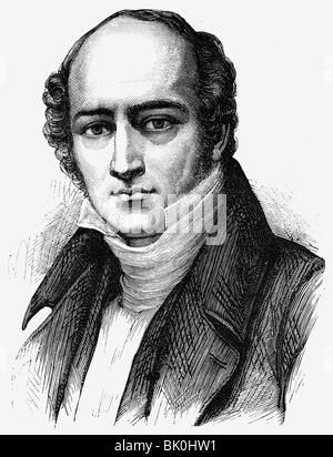 Portrait of Odilon Barrot- French engraving XIX th century Stock Photo ...