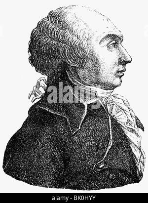 Jacques René Hébert, 1757 - 1794. French journalist founder and editor ...