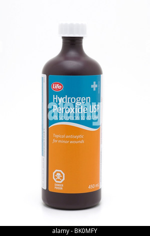 Bottle of Hydrogen Peroxide Stock Photo - Alamy
