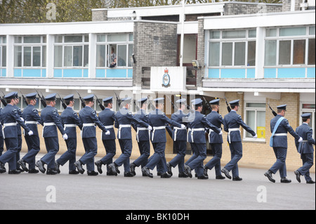RAF marching on Parade ground Stock Photo - Alamy