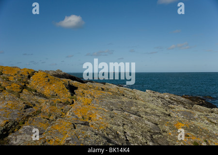 Skerries Lighthouse from Wylfa Head from the Anglesey coastal path ...