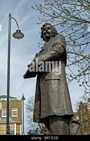 Statue of James McNeill Whistler, Chelsea, London Stock Photo - Alamy