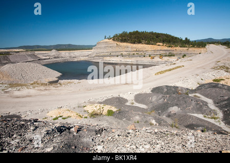 An open cast or drift coal mine managed by Xstrata coal in the Hunter ...