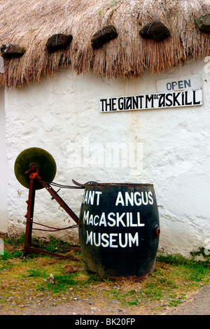Giant Angus MacAskill Museum; Dunvegan; Isle of Skye; Scotland Stock ...