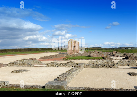 The remains of the Roman city at Wroxeter, near Shrewsbury, Shropshire ...