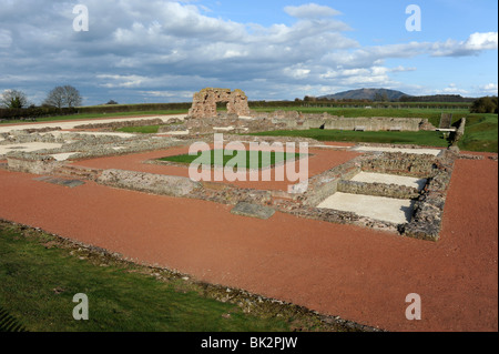 The remains of the Roman city at Wroxeter, near Shrewsbury, Shropshire ...