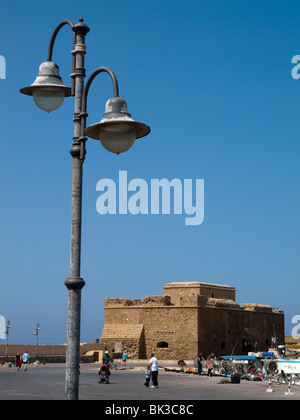 The old castle at the town of Paphos, Pafos, Cyprus, Eastern ...