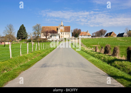 A village in the northern France countryside Stock Photo - Alamy