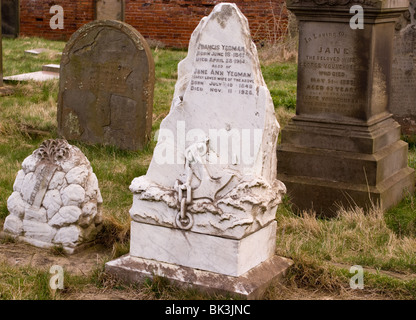 SPION COP CEMETARY GRAVEYARD INCLUDING JEWISH HEADSTONES HARTLEPOOL UK ...