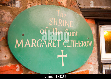 The Shrine of The Saint Margaret Clitherow,York,North Yorkshire,England ...