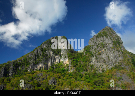Limestone hills around El Nido, Palawan, Philippines, Southeast Asia ...