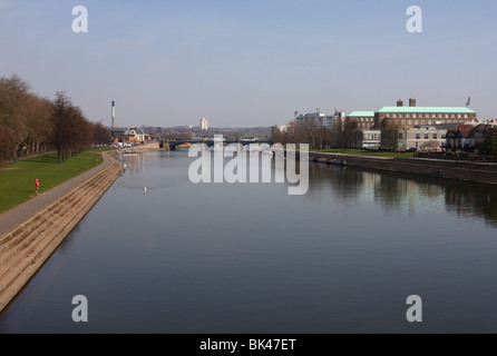 The River Trent and Victoria Embankment, Nottingham England UK Stock ...