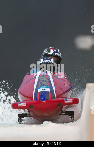 Shauna Rohbock and Michelle Rzepka (USA) competing in the Women's ...